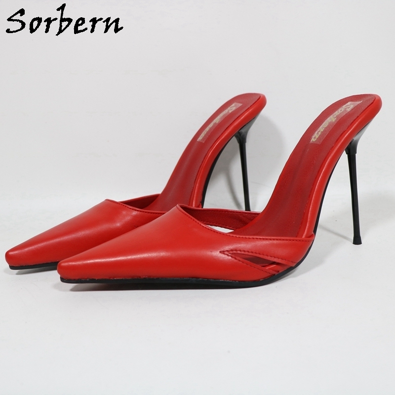 Sorbern Sexy Brown Crocodile Ankle Strap Pumps Women Pointy ToesSorbern ...