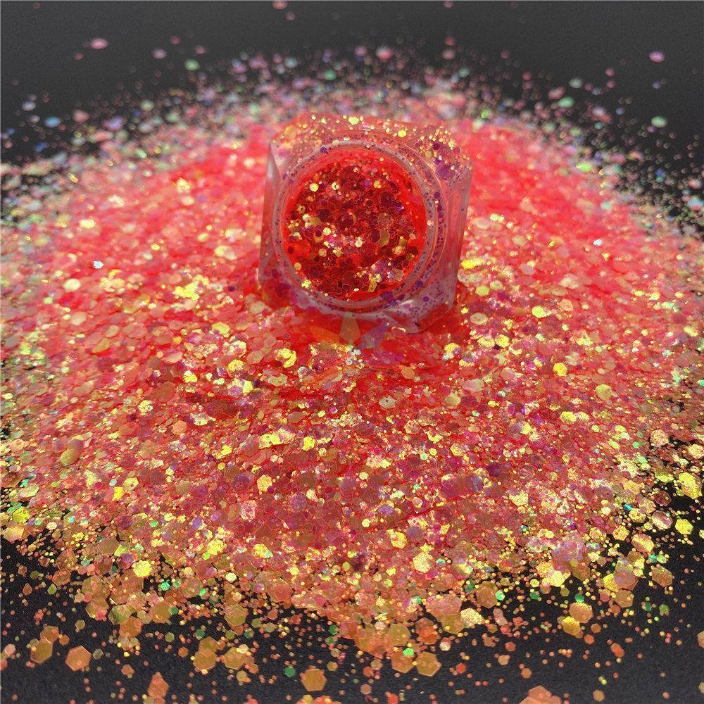 FC334 High sparkling original chunky iridescent glitter
