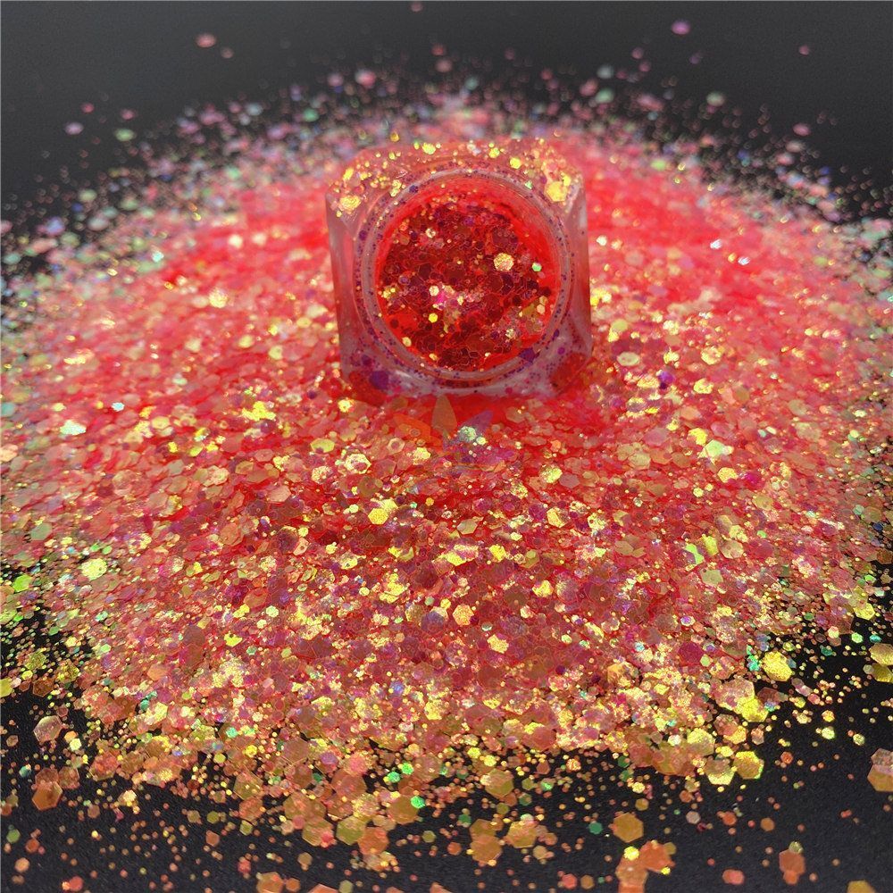 FC334 High sparkling original chunky iridescent glitter