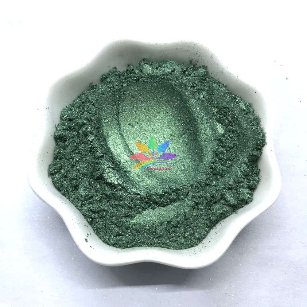 KMC436 dark green color Mica Powder Epoxy Resin Color Pigment Natural ...