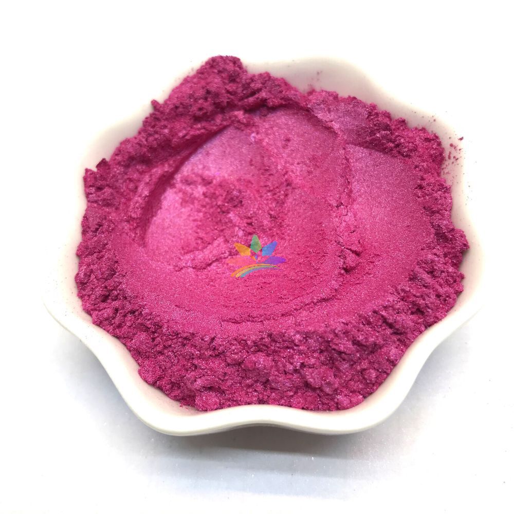 KMCR18 peach red color Mica Powder Epoxy Resin Color Pigment Powder