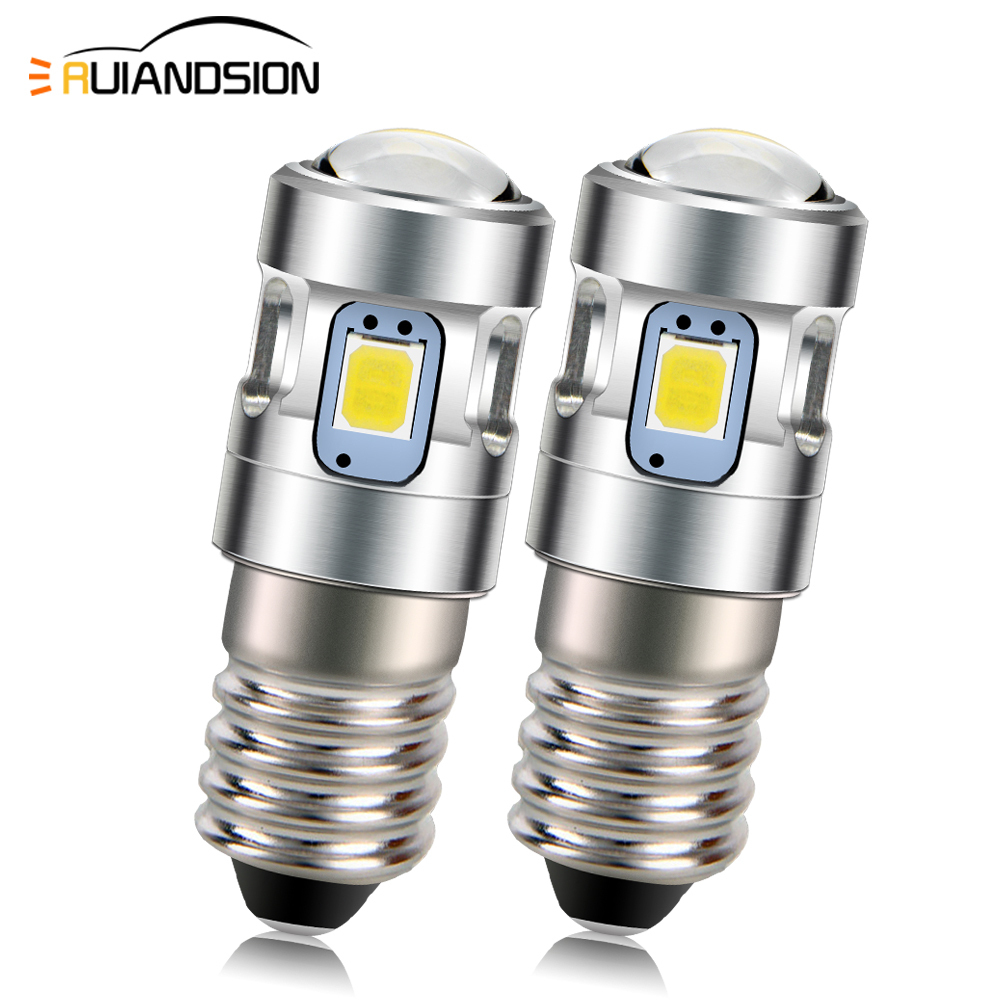 2pcs E10 1447 LED Flashlight Bulb Lamp 3V 4.5V 6V Led Bulb Replacement ...