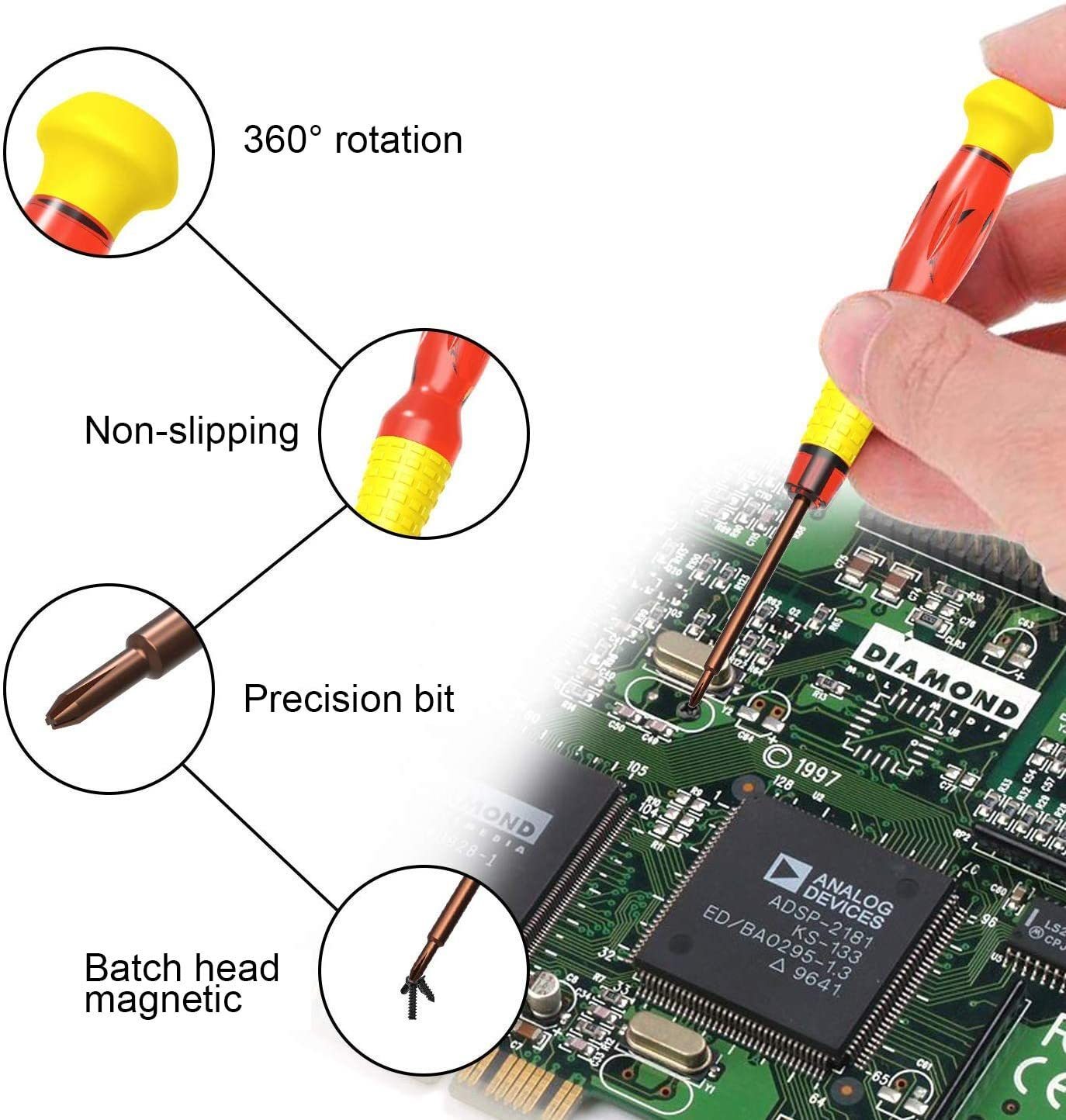 2-Pack 3D Joycon Joystick Replacement,ABLEWE Analog Thumb Stick Joy Con ...