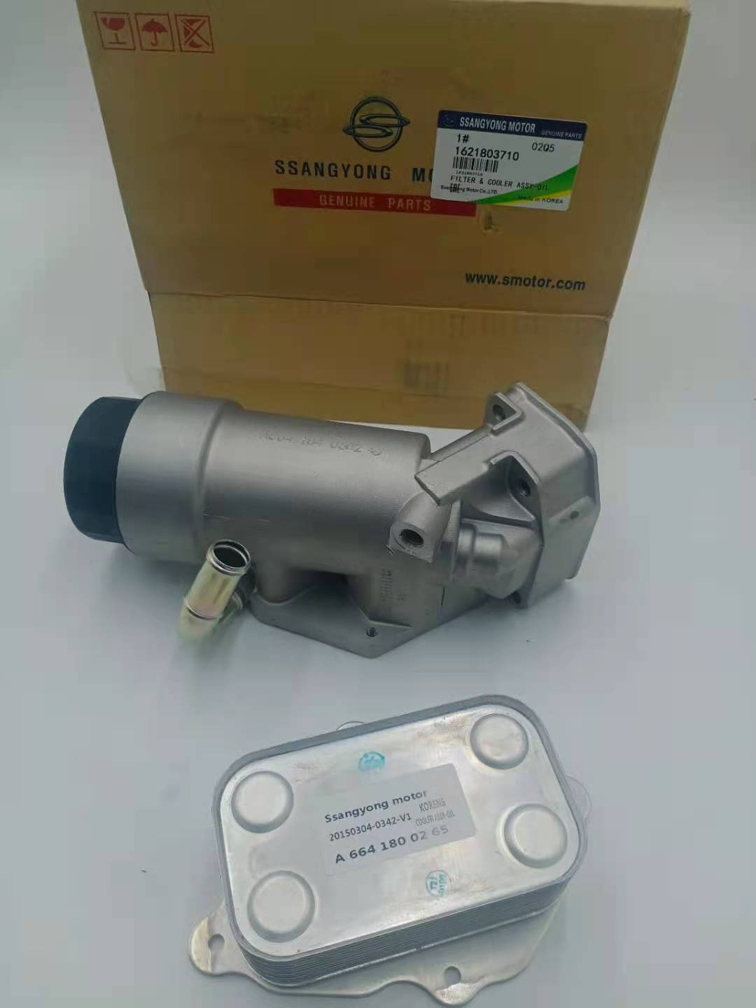 6641800110 1621803710 engine oil filter assembly for Ssangyong ACTYON ...