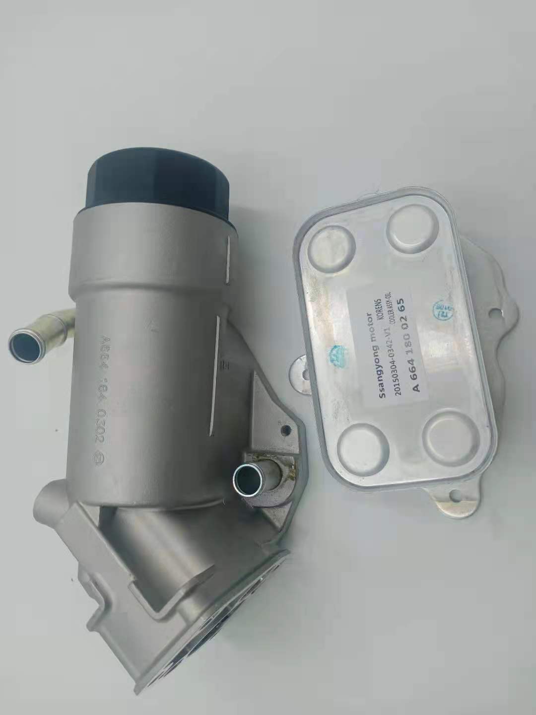 6641800110 1621803710 engine oil filter assembly for Ssangyong ACTYON ...