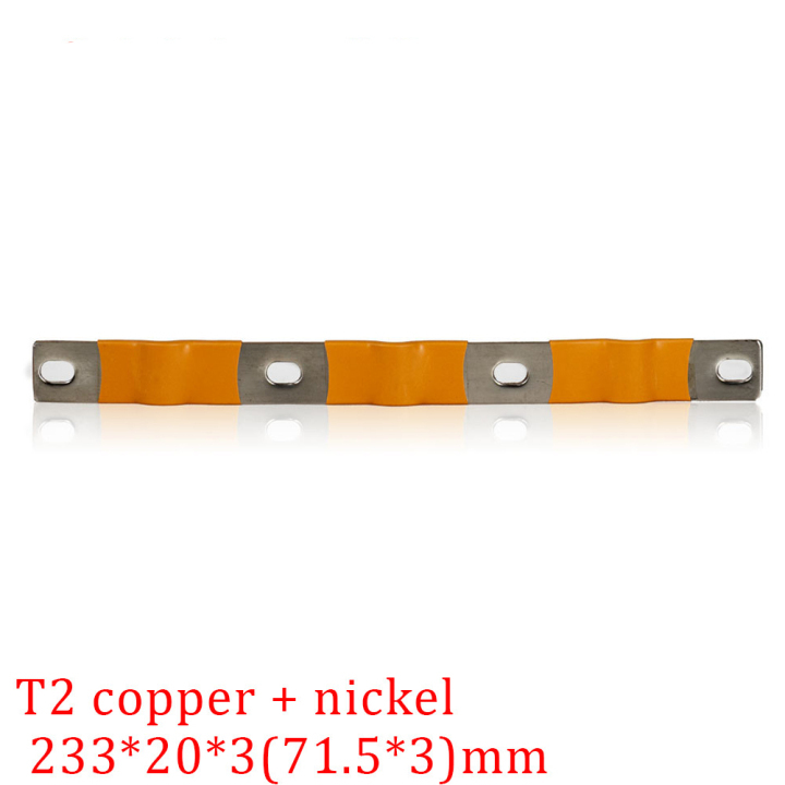 Flexible Battery Bus Bar for Lithium Battery Nickel-Plated Copper Bar ...