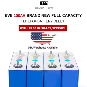 4PCS EVE 3.2v 100Ah Grade A lifepo4 cells Lithium-Ion Shipping from USA ...