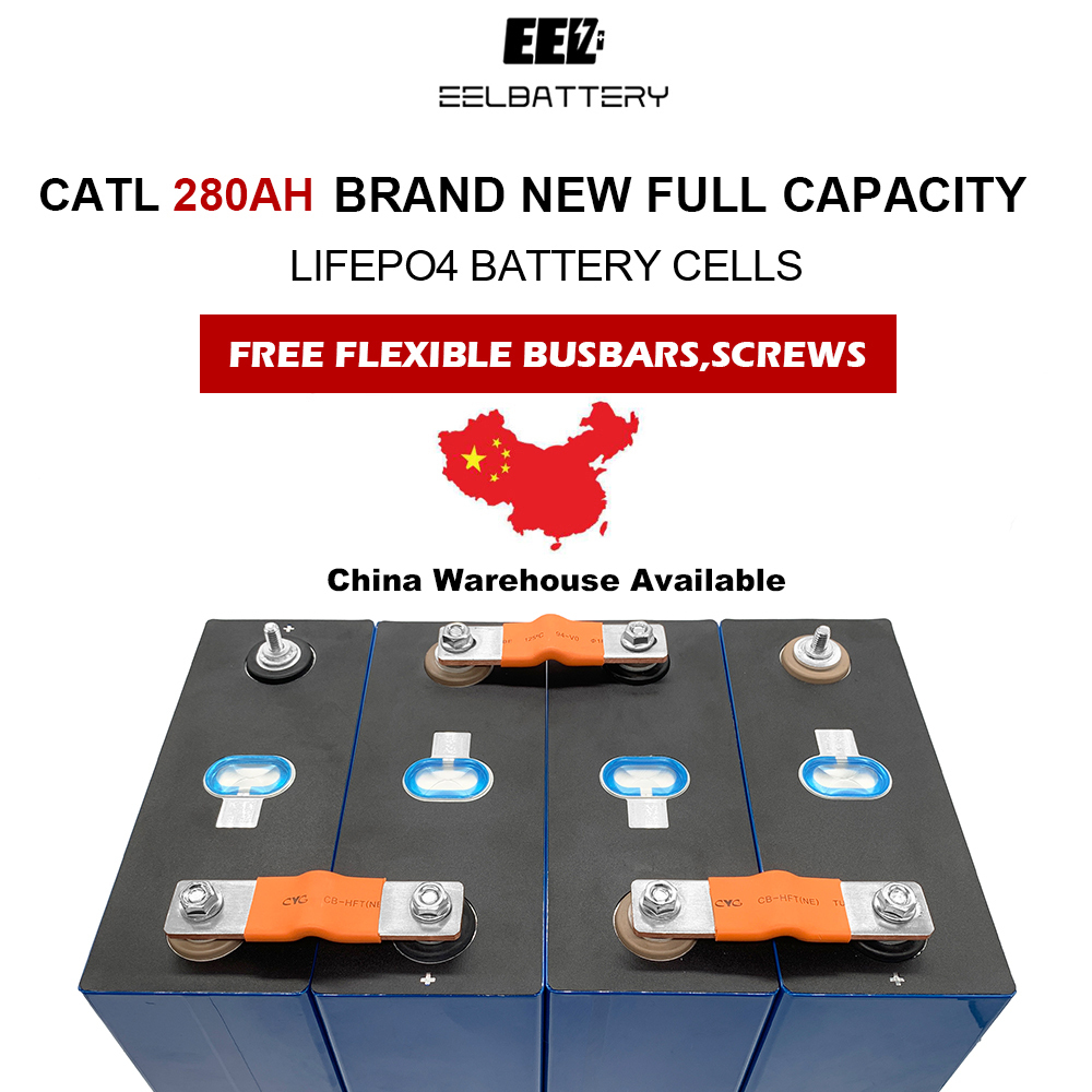 4PCS 3.2V 280Ah Grade A CATL280 Lifepo4 Battery Cells Produced in 2023 ...