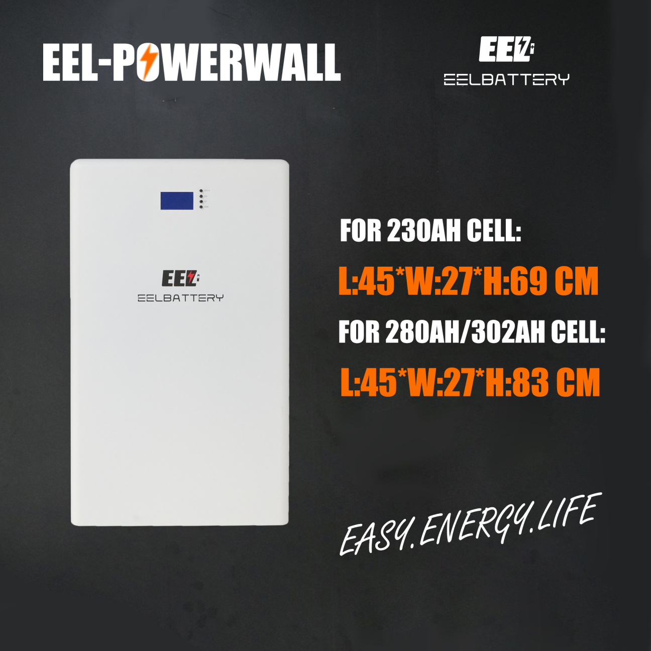 EEL 48V Power Wall Battery Pack 16kwh with 200A Bluetooth BMS Wall ...