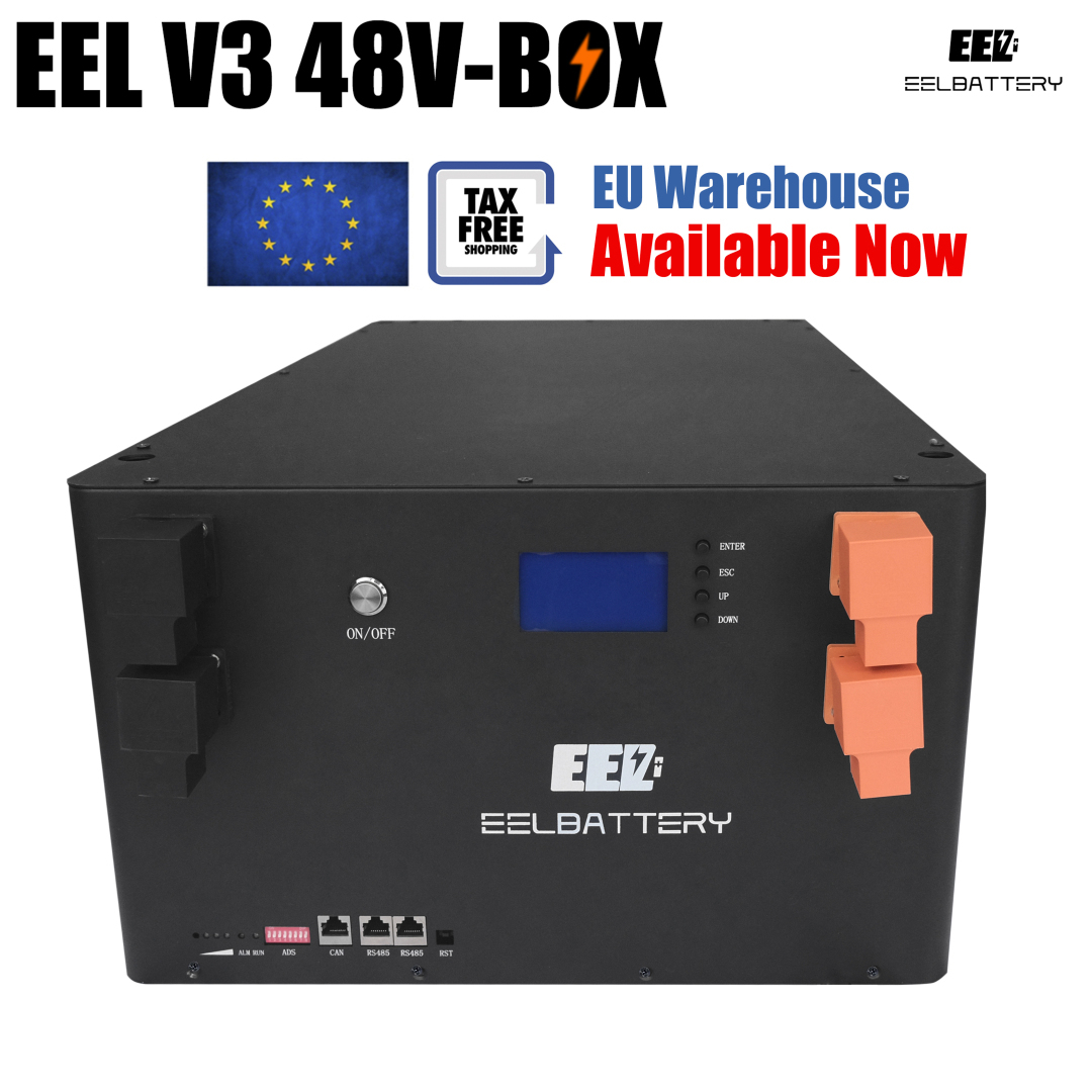EEL 48V 16S Server Rack DIY Unit BOX Built-in Smart BMS Stackable Type ...