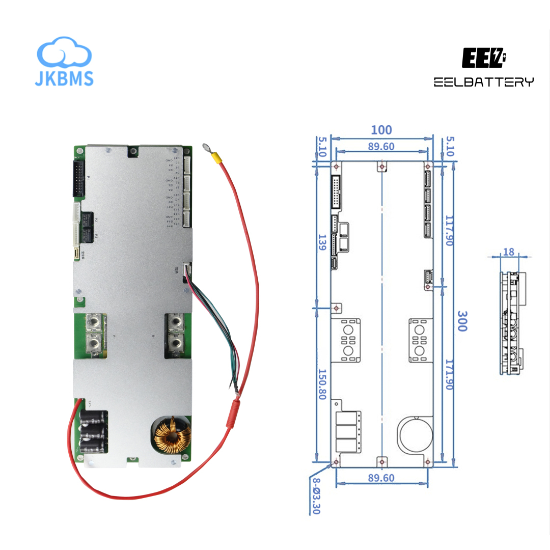 EEL 48V 16S Server Rack DIY BOX Built-in Smart BMS stackable type(suit ...