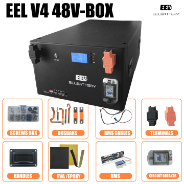 EEL 48V 16S V4 Server Rack DIY Unit BOX Built-in Smart BMS Stackable EU ...
