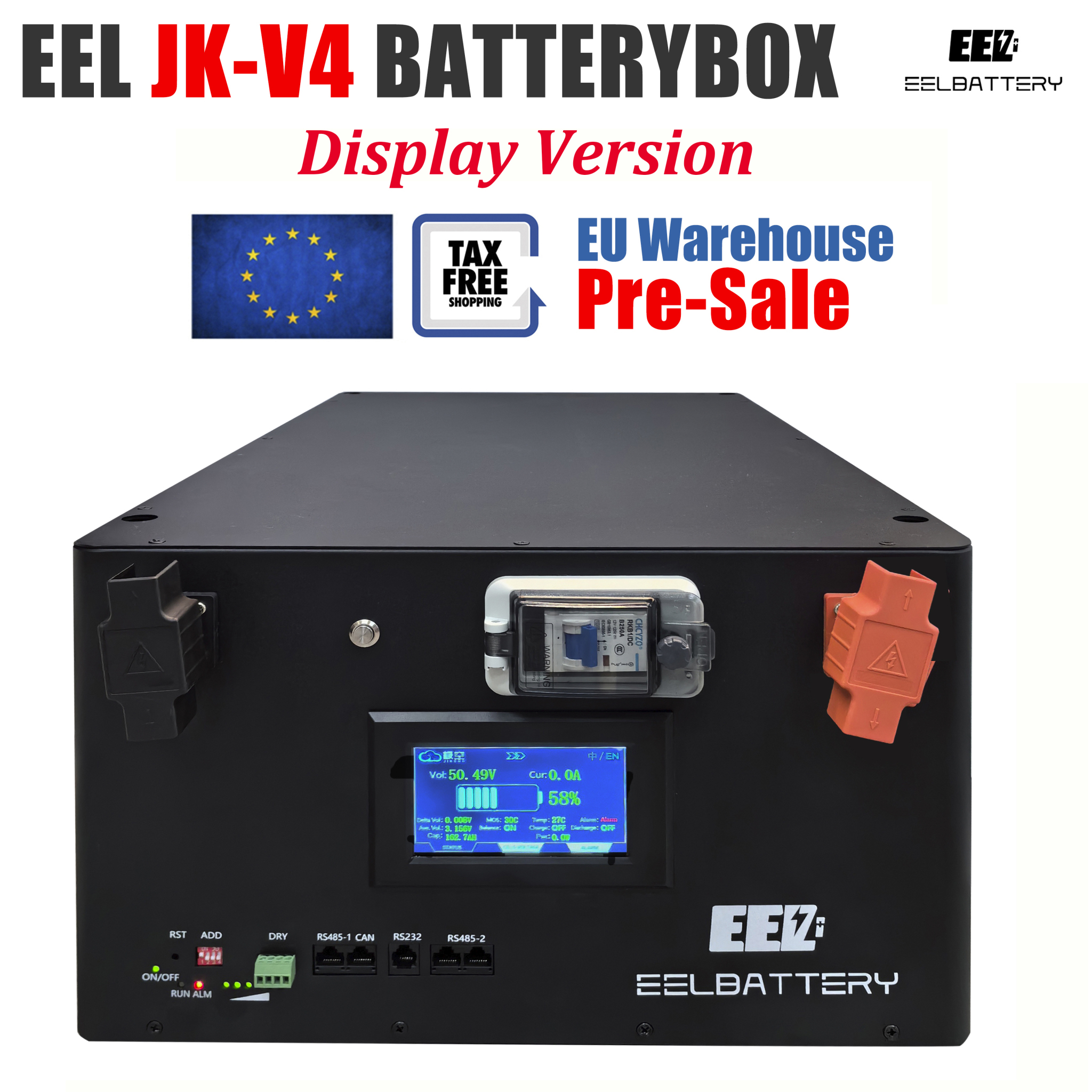 EEL 48V 16S Server Rack DIY BOX Built-in JK BMS stackable type(suit for ...