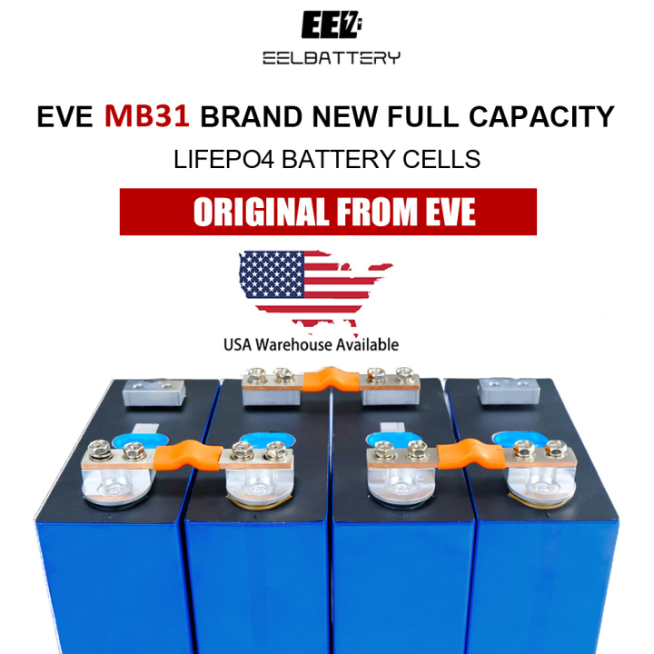 3.2V EVE MB31 Grade A 330Ah with New Terminal LiFePO4 Cells Full ...