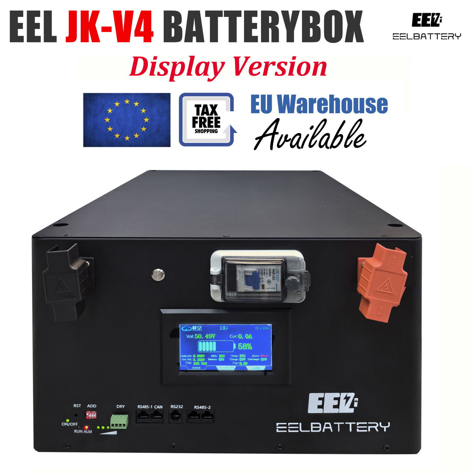 EEL 48V 16S Server Rack DIY BOX Built-in JK BMS stackable type(suit for ...
