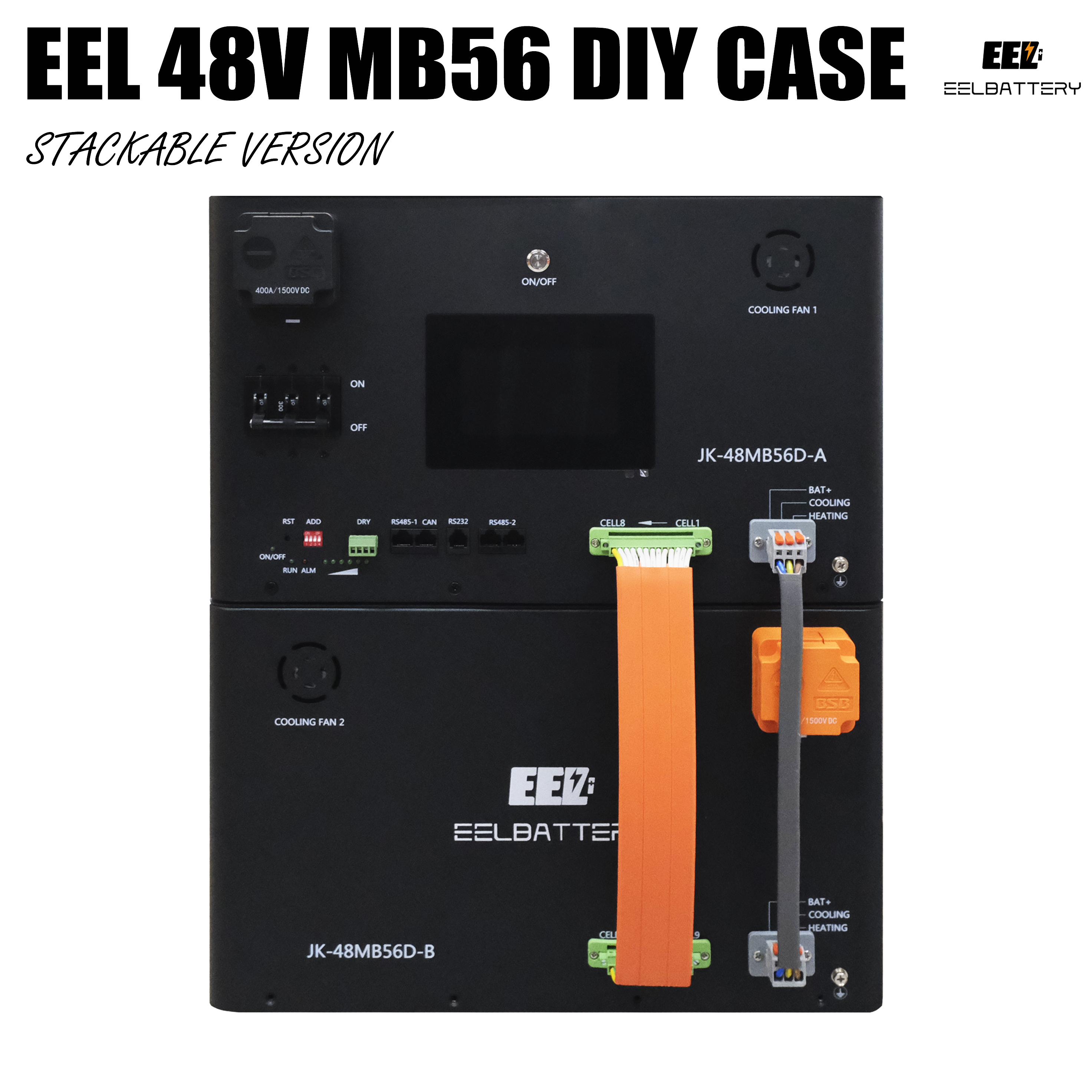 EEL 48V 16S MB56 JK Server Rack DIY Unit BOX Built-in JK 300A V19 BMS ...