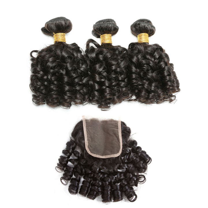 Black,Blonde,Purple,Pink,Blue,Hair Weave Bundles,Closure,Frontal,Wigs