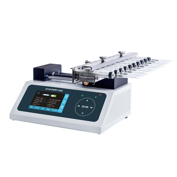 ZS100 10 Syringes Laboratory Syringe Pump High Precise MicroFluid Transfer