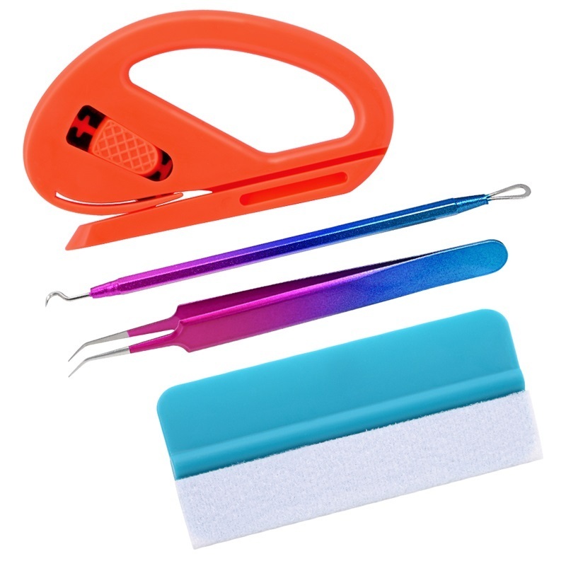 FOSHIO Vinyl Film Car Sticker Installation Tool Window Tint Squeegee