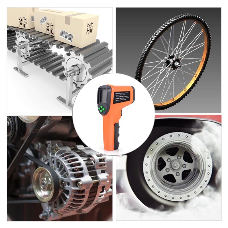 FOSHIO Digital Laser Tachometer Gauges Car Speed Gun Speedometer