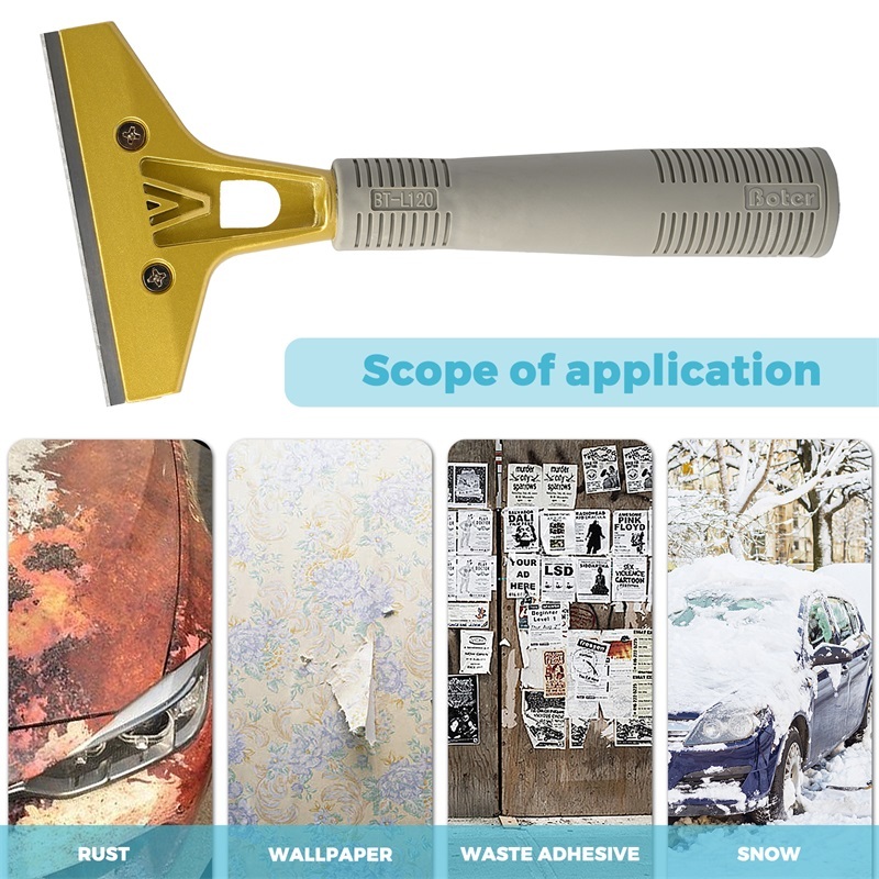 FOSHIO Screen Window Glass Razor Cleaning Scraper Glue Remover Tool