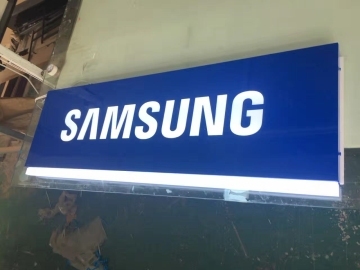 Samsung Retail Store Wall Mounted LED Metal Sign Board