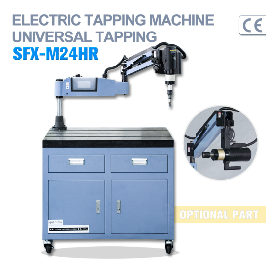 SFX M4-M20 Electric Tapping Machine with TC820 ANSI Collets