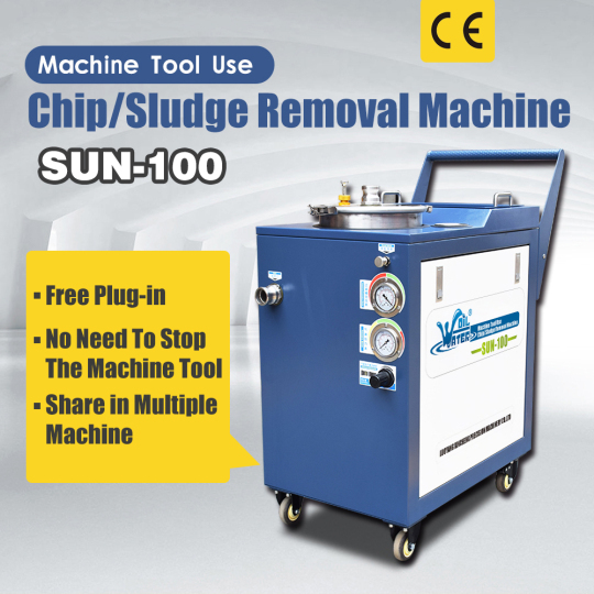 SFX SUN-100 Chip and Sludge Removal Machine for CNC Machines