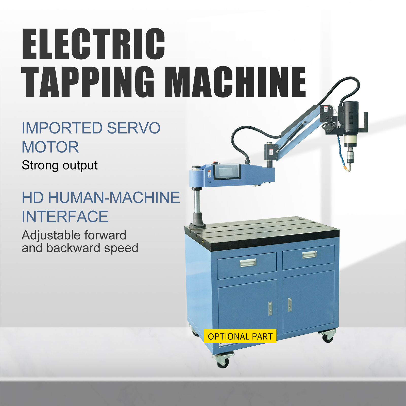 Oil Spraying SFX-M16R M3-M16 Electric Tapping Machine with ANSI Collet
