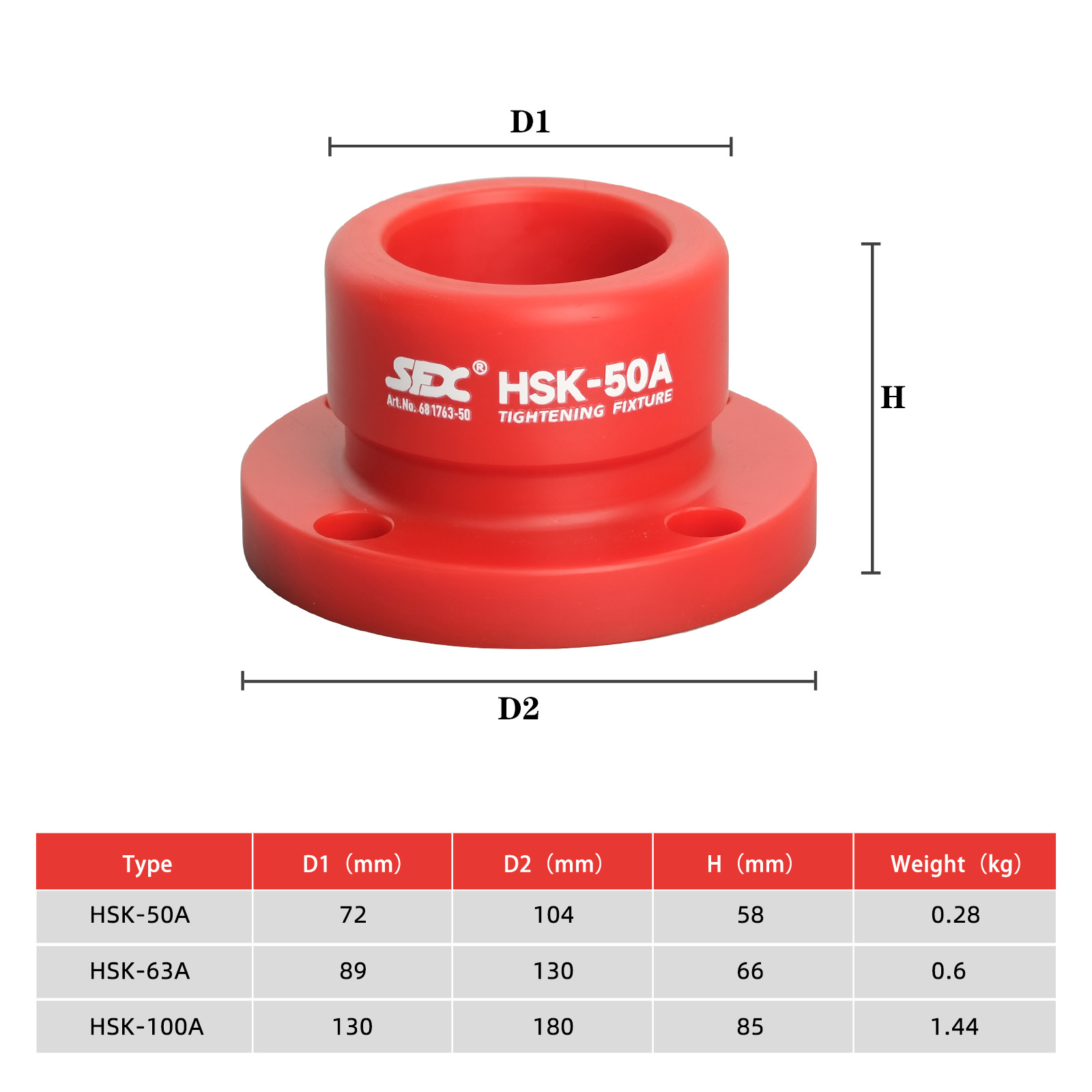 HSK-100A Tightening Fixture HSK100 Tool Holder Locking Device
