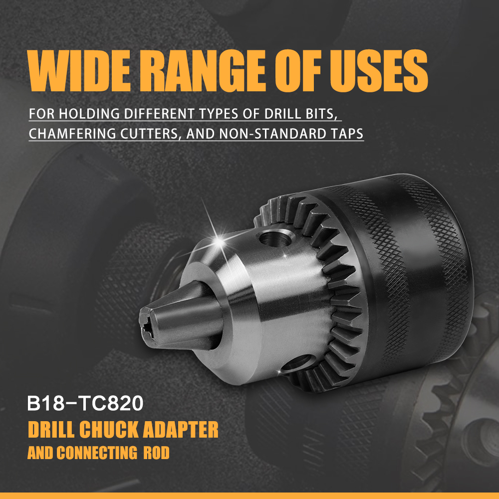 B18-TC820 Drill Chuck Adapter Connecting Rod for M24HR M30R Tapping Arm