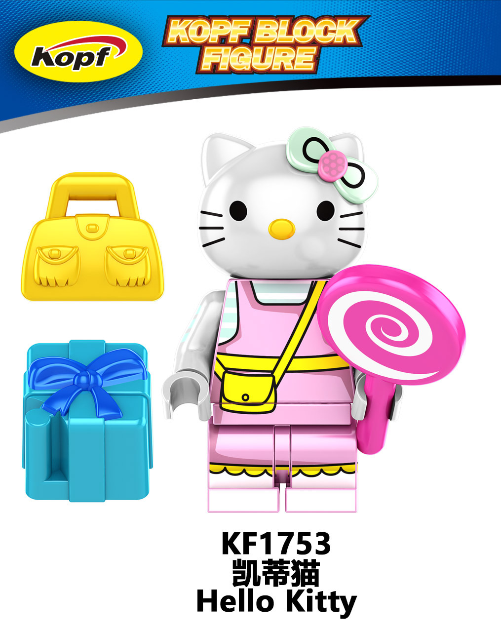 KF1753 Cartoon Series Mini Building Blocks Hello Kitty Buzz Lightyear ...