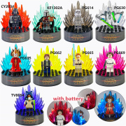 KF1557 KF1558 KF6152 Big King Shark 7CM Movie Series Building Blocks ...