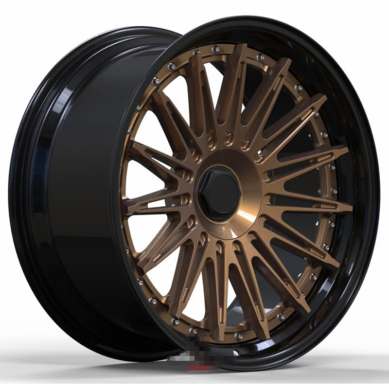 Custom Modular 2 piece forged concave wheel rims 18 19 20 inch 5x112 ...