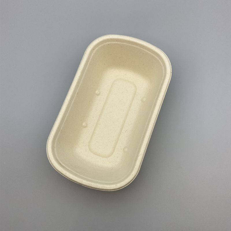 750ml Bagasse Tray | Sugarcane Rectangle Food Container