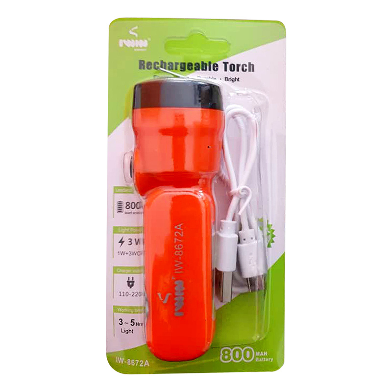 IWIN ENERGY IIW-8672A Rechargeable Torch Light