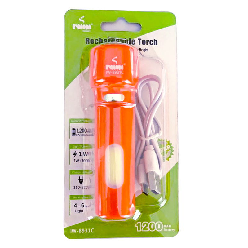 IWIN ENERGY IIW-8931C Rechargeable Torch Light