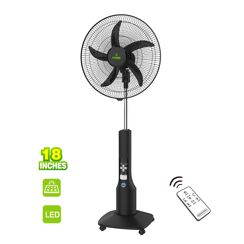 IWIN ENERGY NEW AC&DC Solar Fan /12V 16 &18 inches Standing Fan