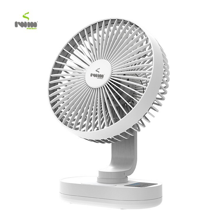 IW-8008 8 inches AC&DC Solar Table Fan/Mini Fan
