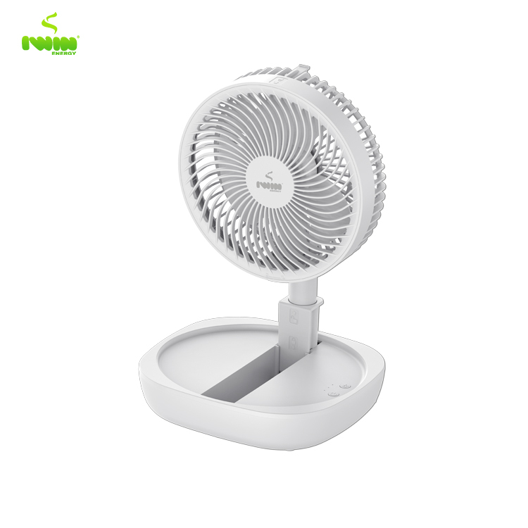 IWIN 8-inch rechargeable fan Brushless Soft sound 4000mAh retractable ...