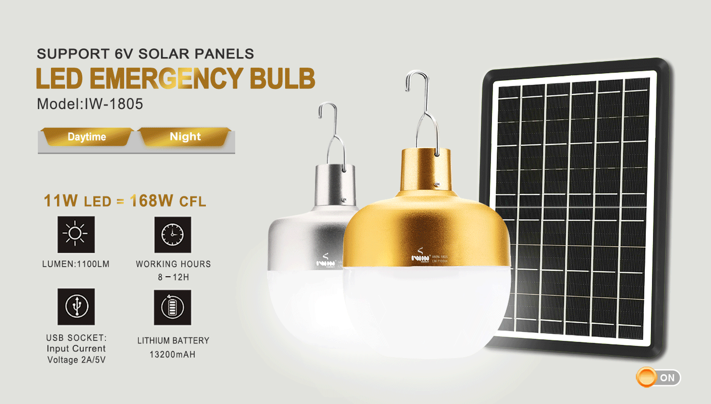 IWIN ENERGY Super bright low consumption 3.7V13200mAh lithium battery ...