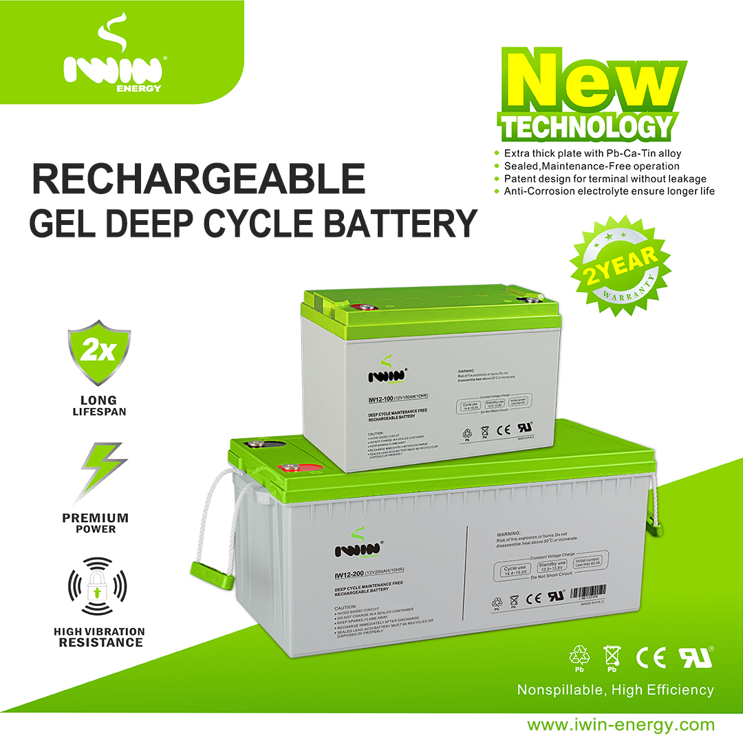 IW12-100 Deep cycle Battery Large capacity 12v100AH lead-acid battery