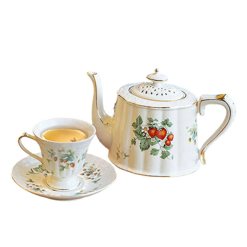 Queens Virginia Strawberry Tea Set