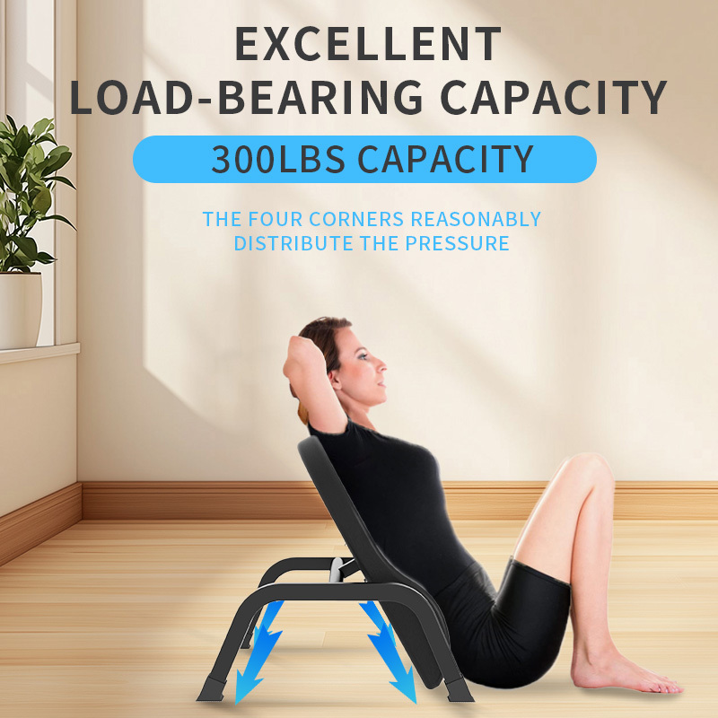 Mini Inversion Table for Back Pain Relief - 300lbs Capacity, Improve ...