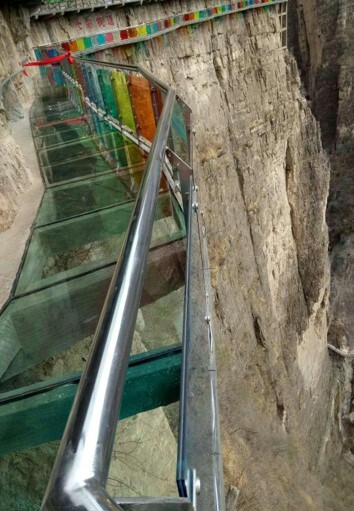 Glass walkway