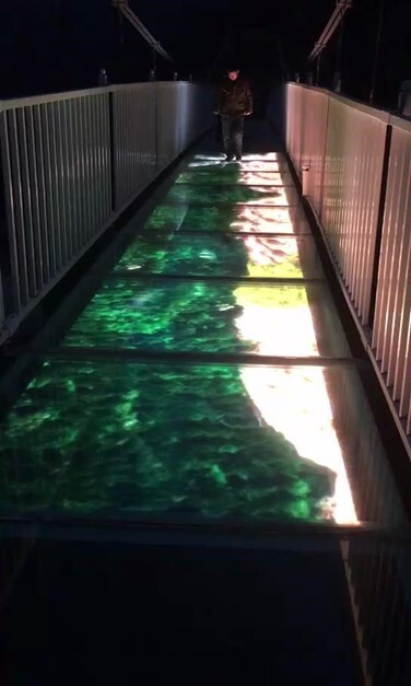 Glass walkway
