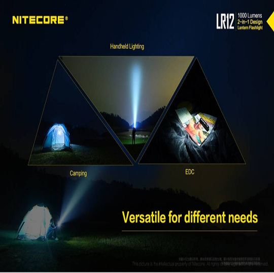 Best Nitecore LR12 XP-L HD V6 LED 1000 Lumens Camping Lantern on sale ...