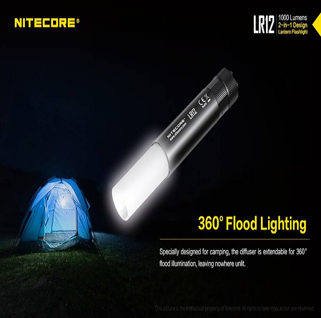 Best Nitecore LR12 XP-L HD V6 LED 1000 Lumens Camping Lantern on sale ...
