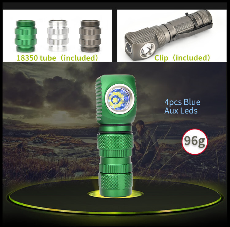 Best Mateminco G01 1200 Lumens Headlamp Angle LED Flashlight on sale ...