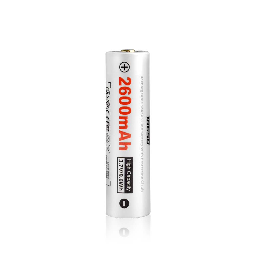 Best Lumintop Type C rechargeable 2600 mAh 18650 Li ion battery on sale Flashlightbrand